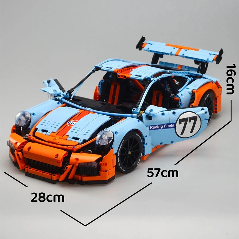 LEGO MOC DECOOL QW077 Porsche 911 GT3 RS Technic