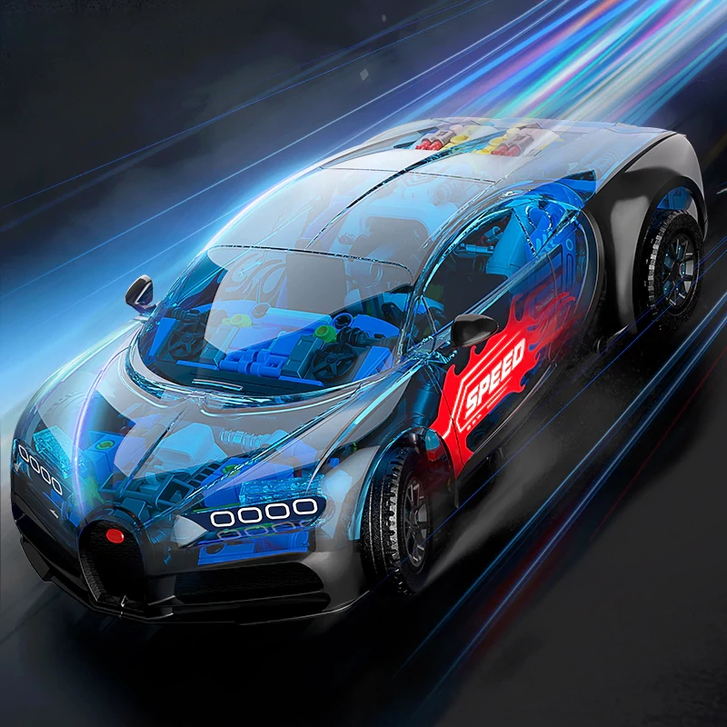 LEGO MOC JAKI JK8808 Mirage PS Concept Supercar Technic