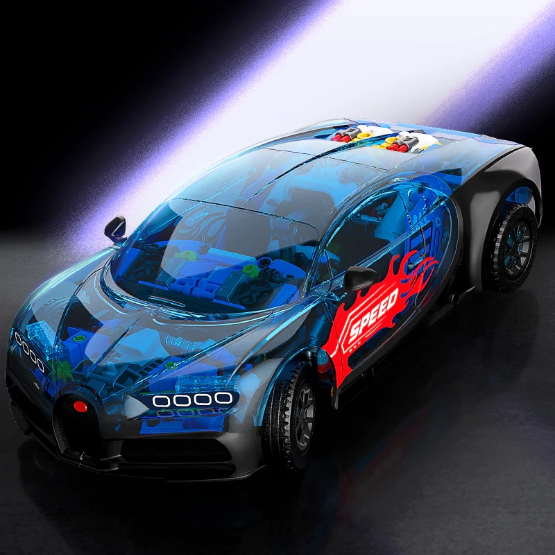 LEGO MOC JAKI JK8808 Mirage PS Concept Supercar Technic