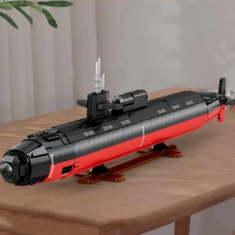 LEGO MOC Reobrix 33049 LOS ANGELES CLASS SSN NUCLEAR SUBMARINE Military