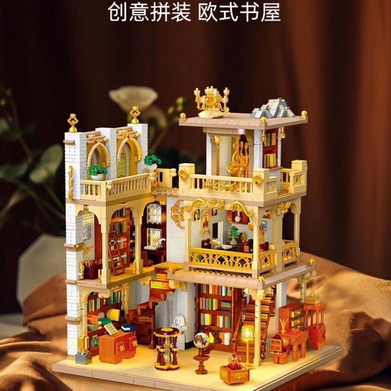 LEGO MOC JIESTAR 57015 Europeanizing Architecture Bookstore Modular ...