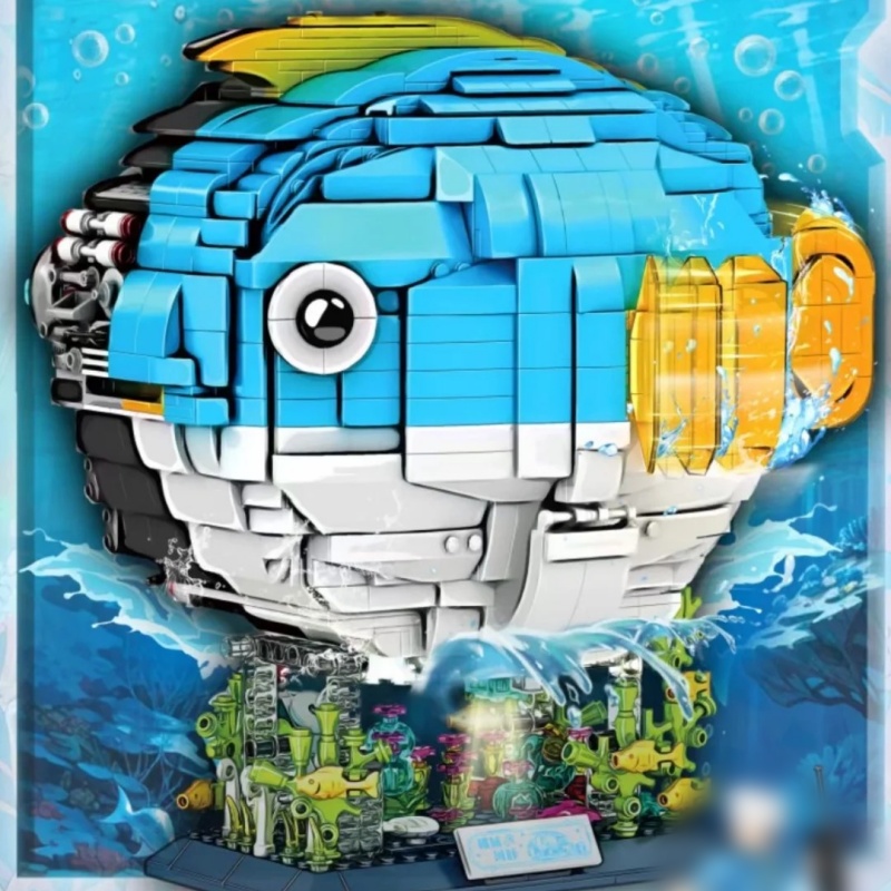 LEGO MOC SG 20811 Semi mechanical: Mechanical Fish Technic