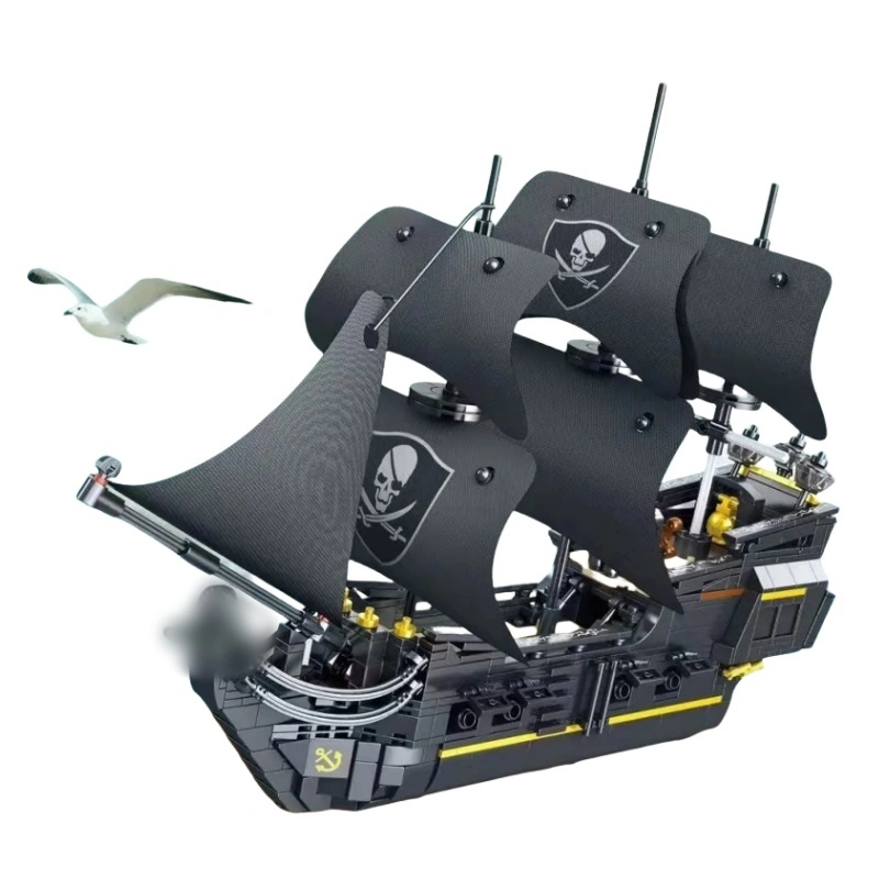 LEGO MOC GAOMISI T2073 Black Pearl Pirate Ship Technic