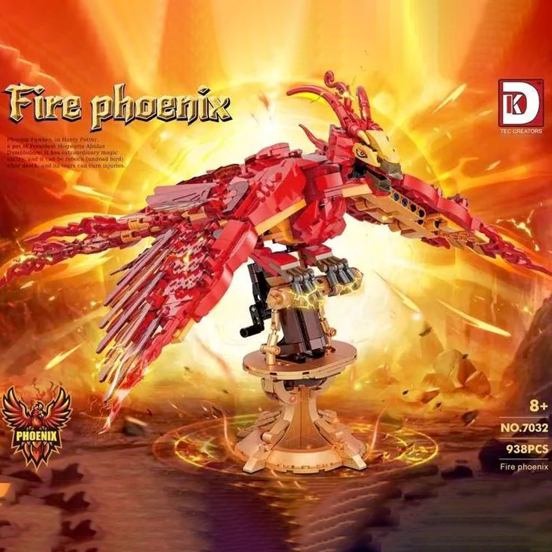 LEGO MOC DK 7032 Fire Phoenix Creator Expert