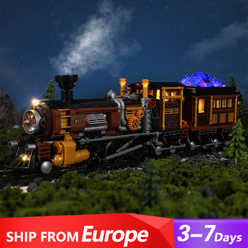 FunWhole F9007 Steampunk Train Station Creator Expert Europe Warehouse ...