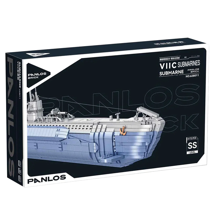 LEGO MOC Panlos 628011 VIIC U-552 Submarine Military Europe Warehouse Express