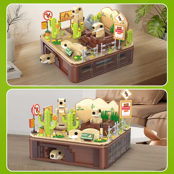 LEGO MOC CaDA C71008 Dynamic Landscape Of Prairie Dog Creator Expert