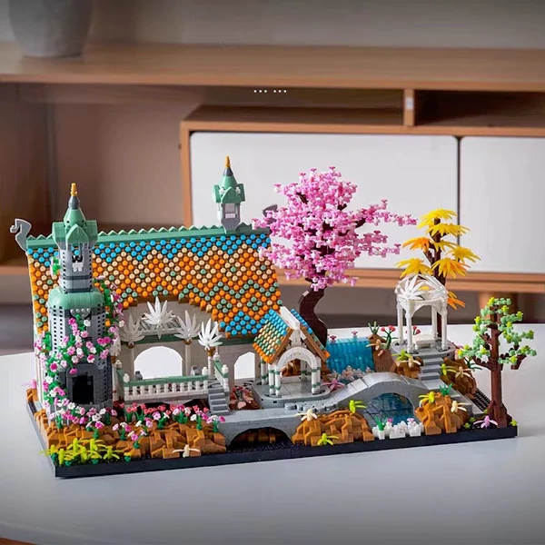 LEGO MOC [Mini Micro Bricks] LHCX 827 The Realm Of Secluded Valleys ...