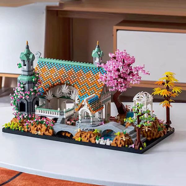 LEGO MOC [Mini Micro Bricks] LHCX 827 The Realm Of Secluded Valleys ...