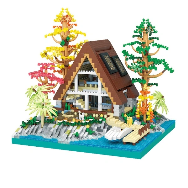 [Mini Micro Bricks] LHCX 617 LAKESIDE CABIN Modular Buildings,Mini ...