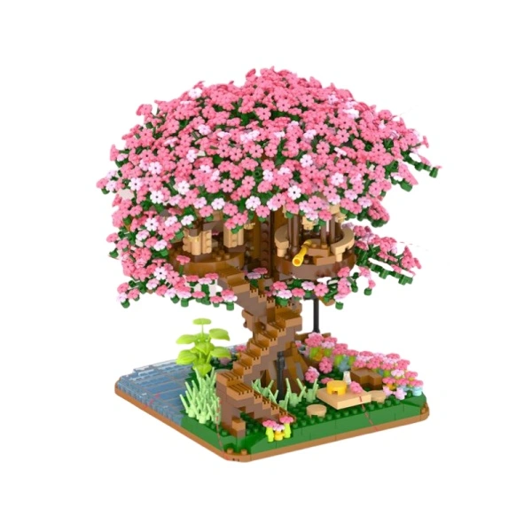 LEGO MOC [Mini Micro Bricks] LHCX 609 Cherry Tree Home Creator Expert