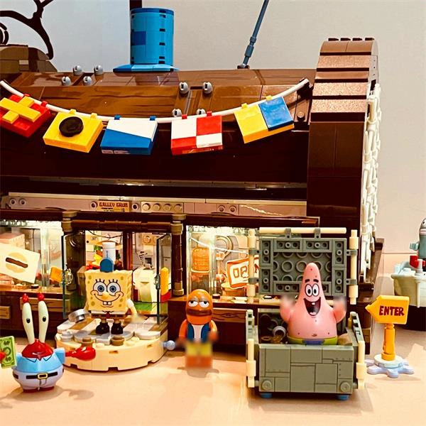 AREA-X AB0027 SpongeBob SquarePants the Krusty Krab Restaurant Movie & Game