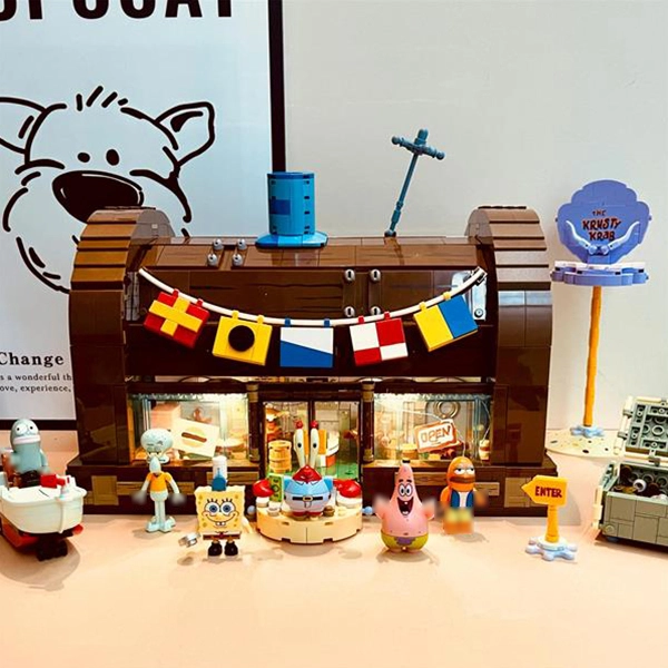 AREA-X AB0027 SpongeBob SquarePants the Krusty Krab Restaurant Movie & Game