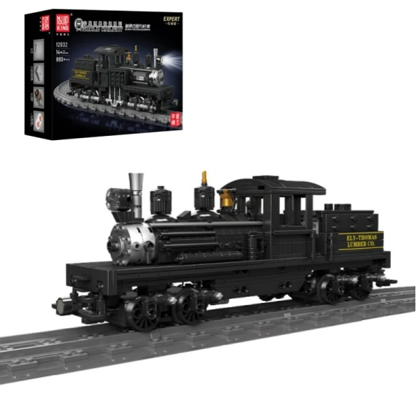 LEGO MOC [With Motor] MouldKing 12032 Shay-Type Steam Locomotive Technic