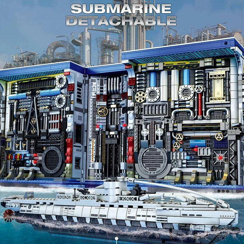 Reobrix 66038 Submarine Factory Creator Expert Europe Warehouse Express