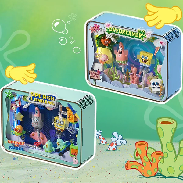 LEGO MOC Area-X Spring Figure Frame SpongeBob SquarePants Movie