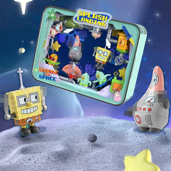 LEGO MOC Area-X Spring Figure Frame SpongeBob SquarePants Movie