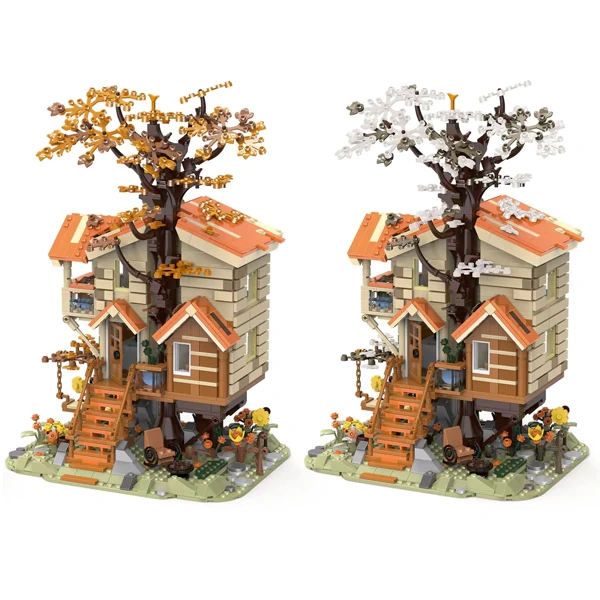 LEGO MOC CBOX JD039 Four Seasons Tree House Modular Buildings