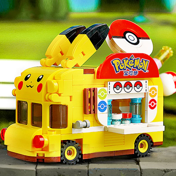 LEGO MOC Keeppley K20214 Pikachu mini Pok é mon cart Movie & Game