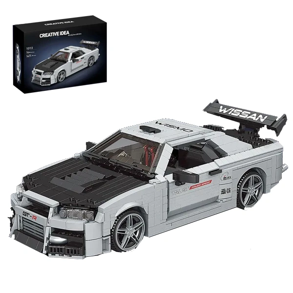 LEGO MOC MouldKing 10113 Nissan Skyline GTR R34 Technic