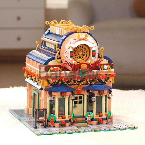 LEGO MOC BAKA 33202 Donut Dessert Workshop Modular Buildings