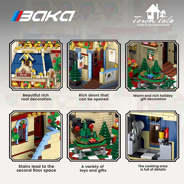 BAKA 33230 Bear Toystore Modular Buildings,Modern Building