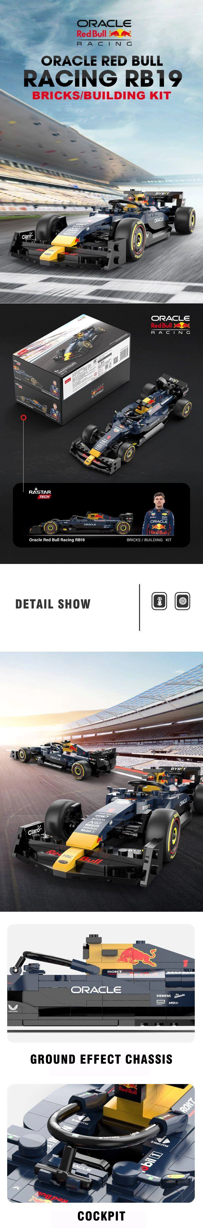 RASTAR 92500 Oracle Red Bull RB19 F1 Model Car 1:24 Scale