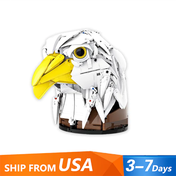 LEGO MOC DK 5015 Eagle Head Ornaments Hangable wall Creator Expert US ...