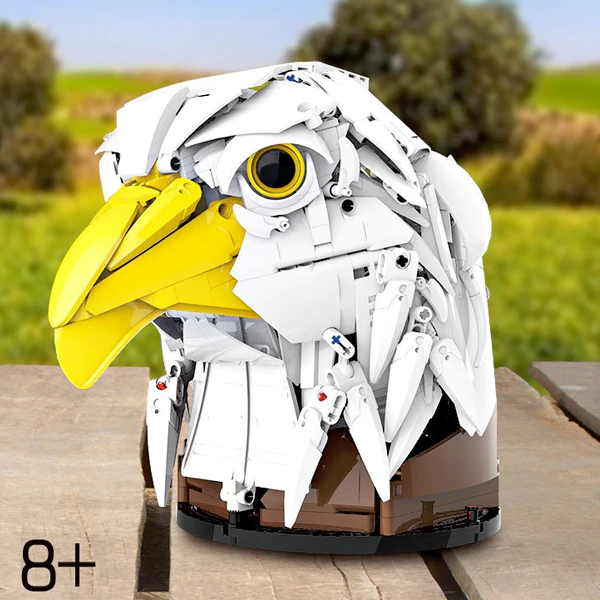 LEGO MOC DK 5015 Eagle Head Ornaments Hangable wall Creator Expert