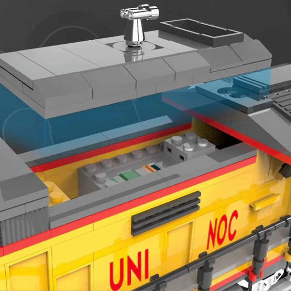 LEGO MOC [With Motor] DK 80019 Internal Combustion Train Technic