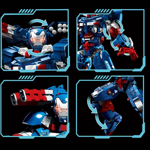LY 76100 Iron Patriot Super Heroes