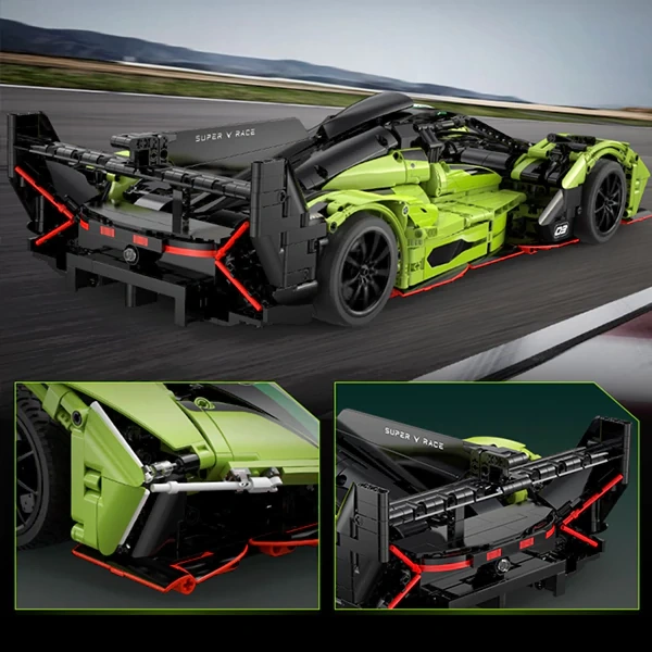 LEGO MOC CaDA C63009 1:10 Phantom Wing Sports Car Technic Europe ...