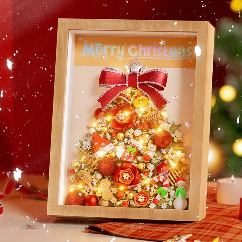 [Mini Micro Bricks] LOZ Christmas Tree Block Drawing Christmas