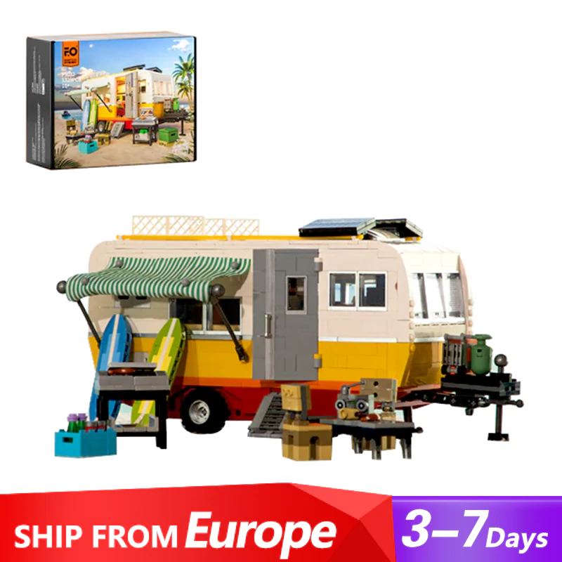 LEGO MOC Funwhole F9032 Travel Trailer Technic Europe Warehouse Express