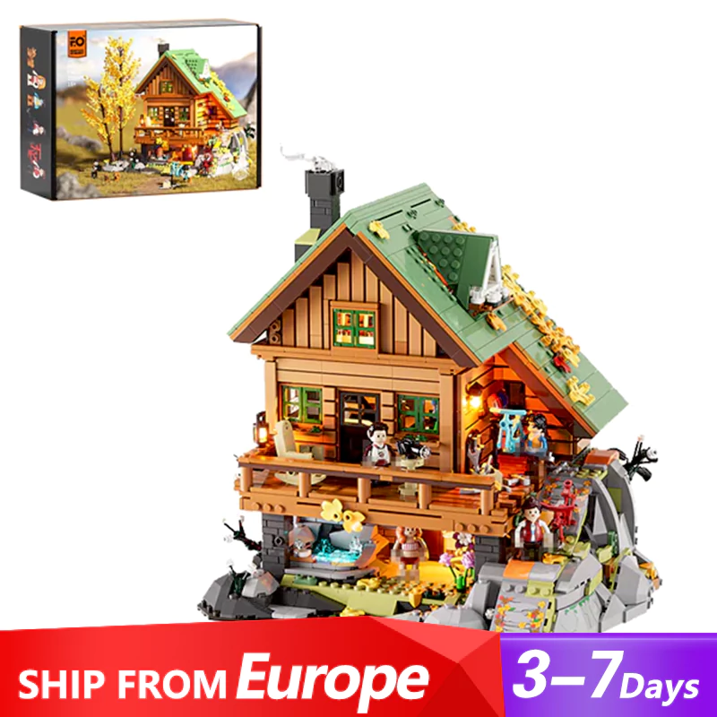 LEGO MOC Funwhole F9035 Mountain Hut Modular Buildings Europe Warehouse ...