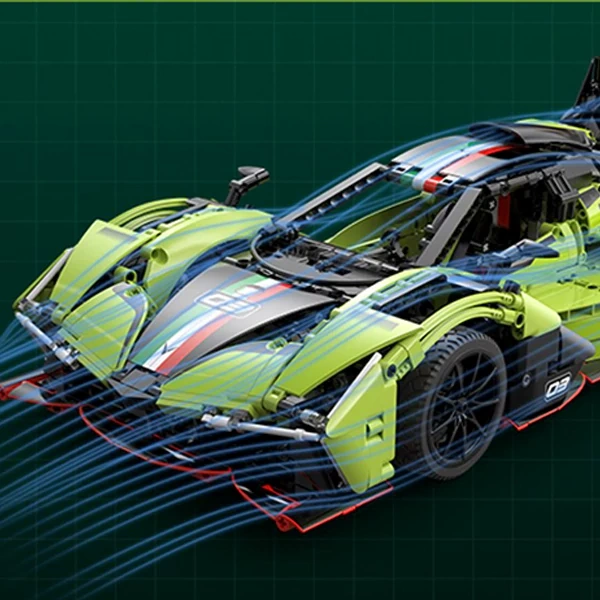 LEGO MOC CaDA C63009 1:10 Phantom Wing Sports Car Technic US Warehouse ...