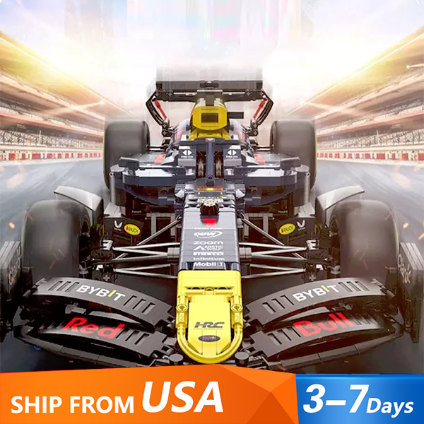 LEGO MOC RASTAR 92400 92410 Red Bull F1 RB19 Technic US Warehouse Express