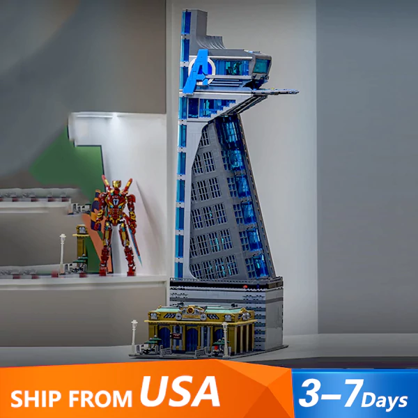 MOC 55120 Avengers Tower Hero Tower US Warehouse Express