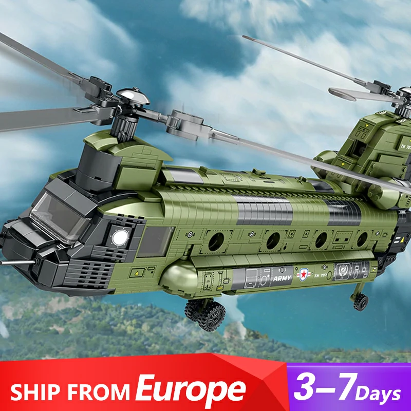 Reobrix 33031 CH-47 Heavy Multi Functional Transport Helicopter ...