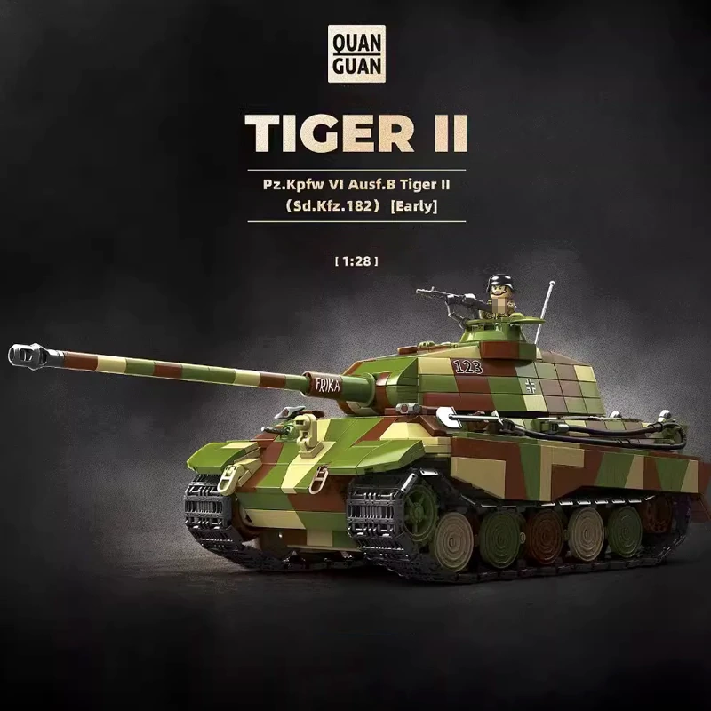 QUANGUAN 100300 PZ.KPFW VI Ausf.B Tiger II(SD.KFZ.182) Early Military