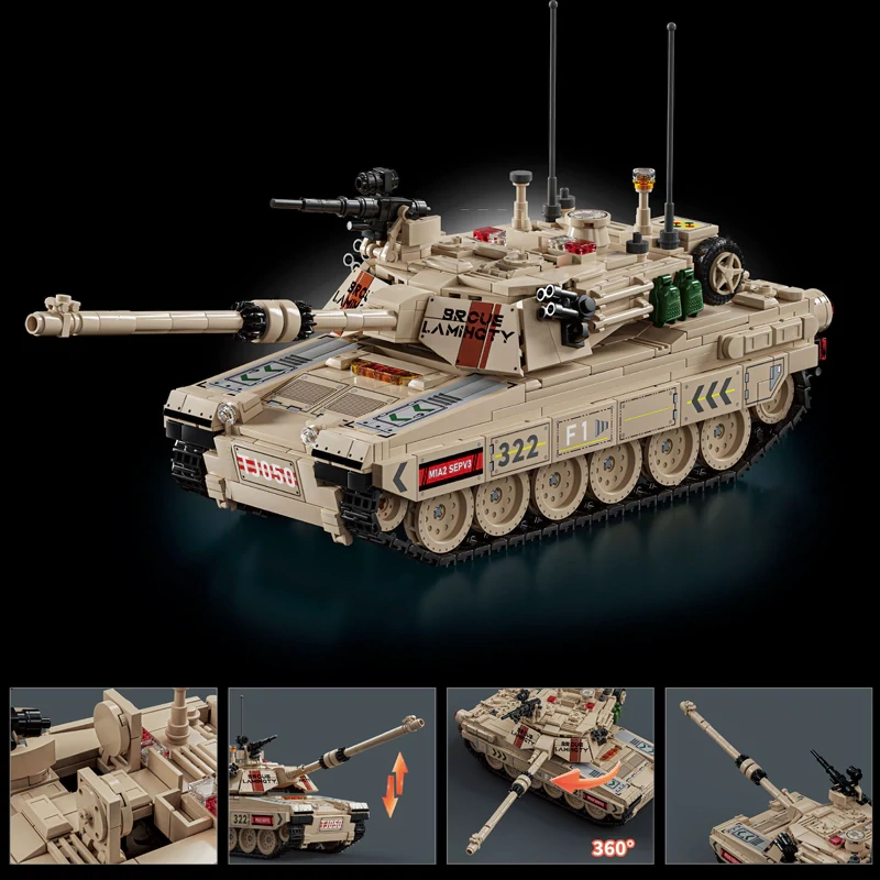 LeYi 66050 M1 MAIN BATTLE TANK Military