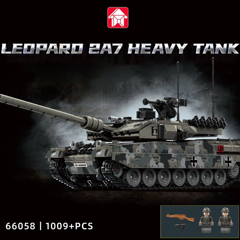 LeYi 66058 LEOPARD 2A7 HEAVY TANK Military