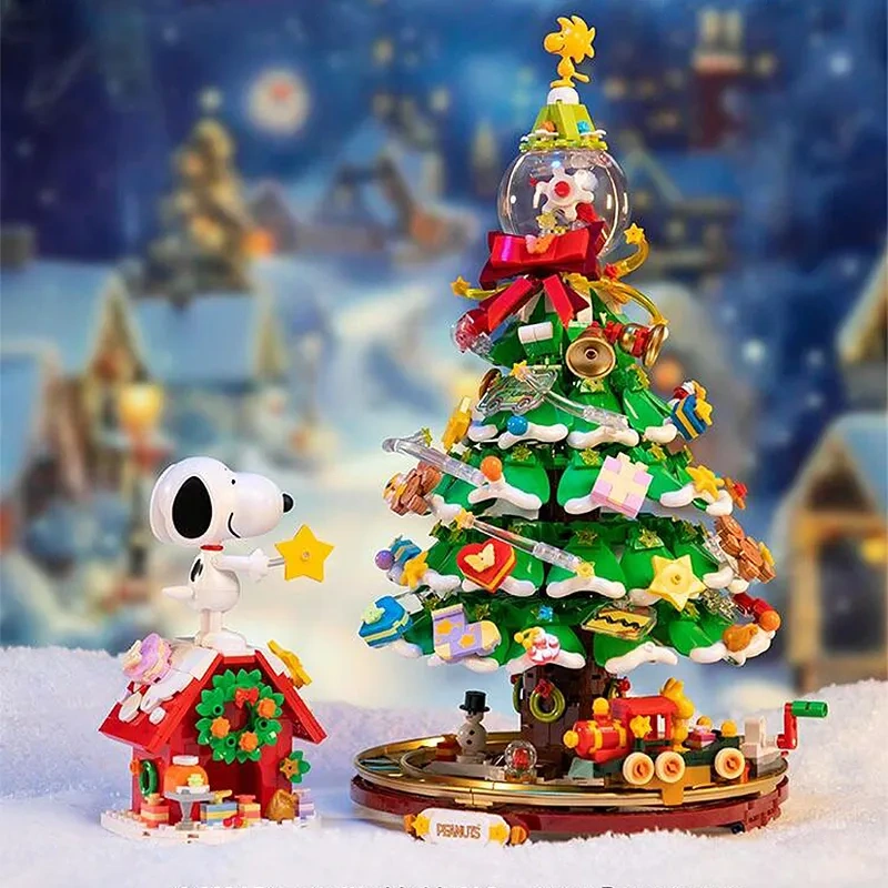 snoopy christmas tree theme