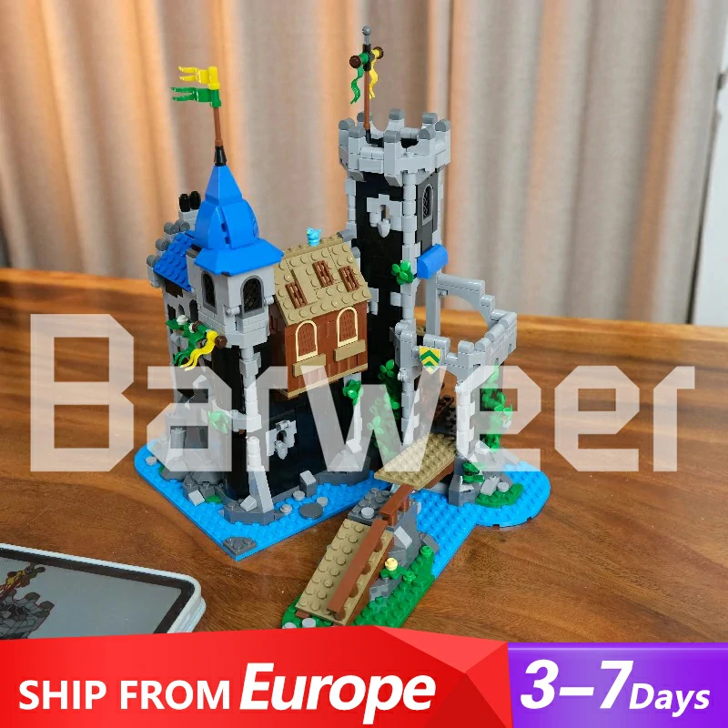 Studio MOC 148389 Fortress of Lakeside County Modular Buildings Europe ...