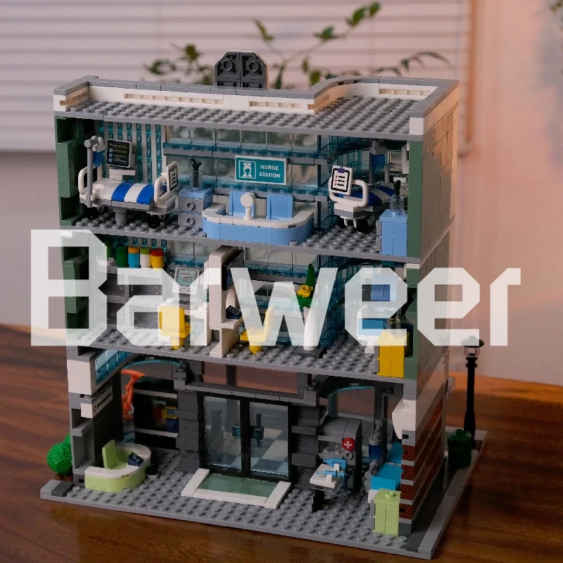 LEGO MOC XMORK 20121 Cities Hospital Modular Buildings