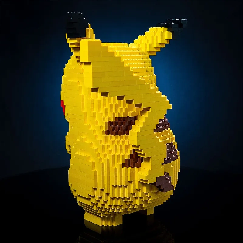 Studio MOC Lifesize Pikachu LEGO Set for Collectors