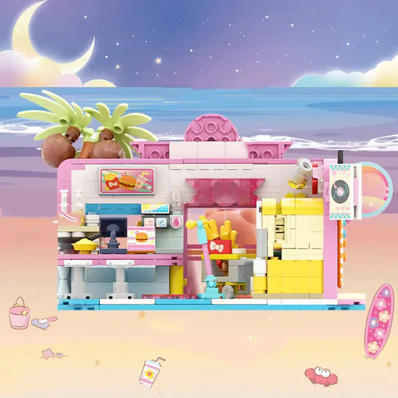 TOPTOY TC2032 Sanrio HELLO KITTY Burger Restaurant Movie