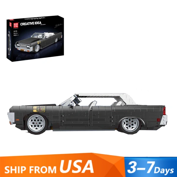 LEGO MOC MouldKing 10118 LINCOLN Continental Technic US Warehouse Express