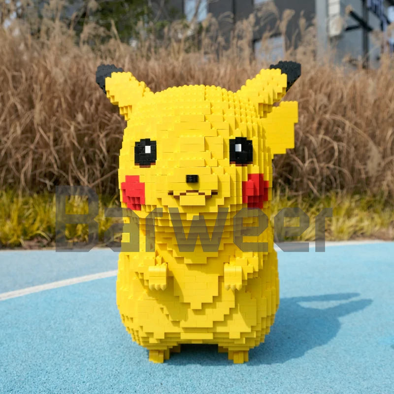 Studio MOC Lifesize Pikachu LEGO Set for Collectors