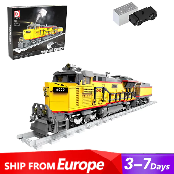 LEGO MOC [With Motor] DK 80019 Internal Combustion Train Technic Europe ...